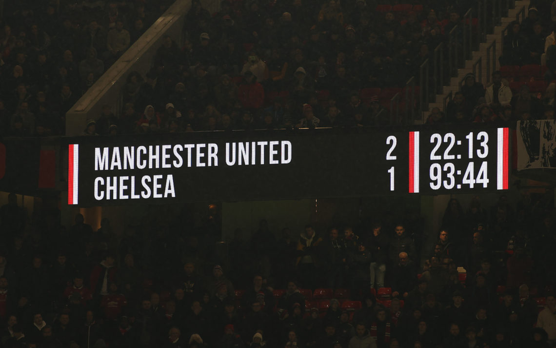 What Chelsea fans did to their players at full-time at Old Trafford ...