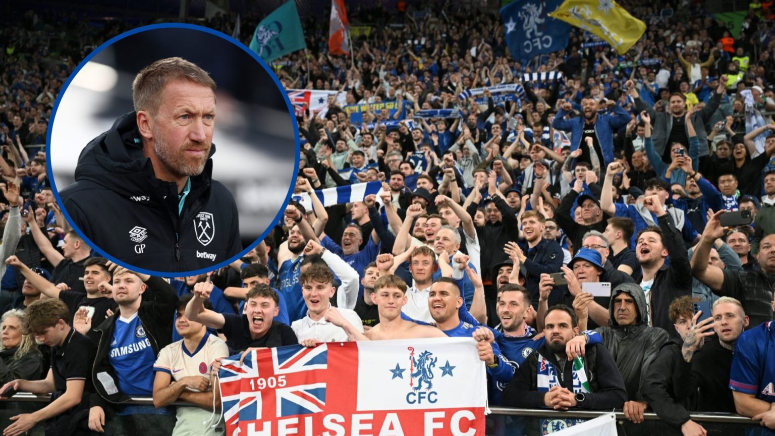 What Chelsea fans could be heard chanting at Graham Potter during 5-1 ...