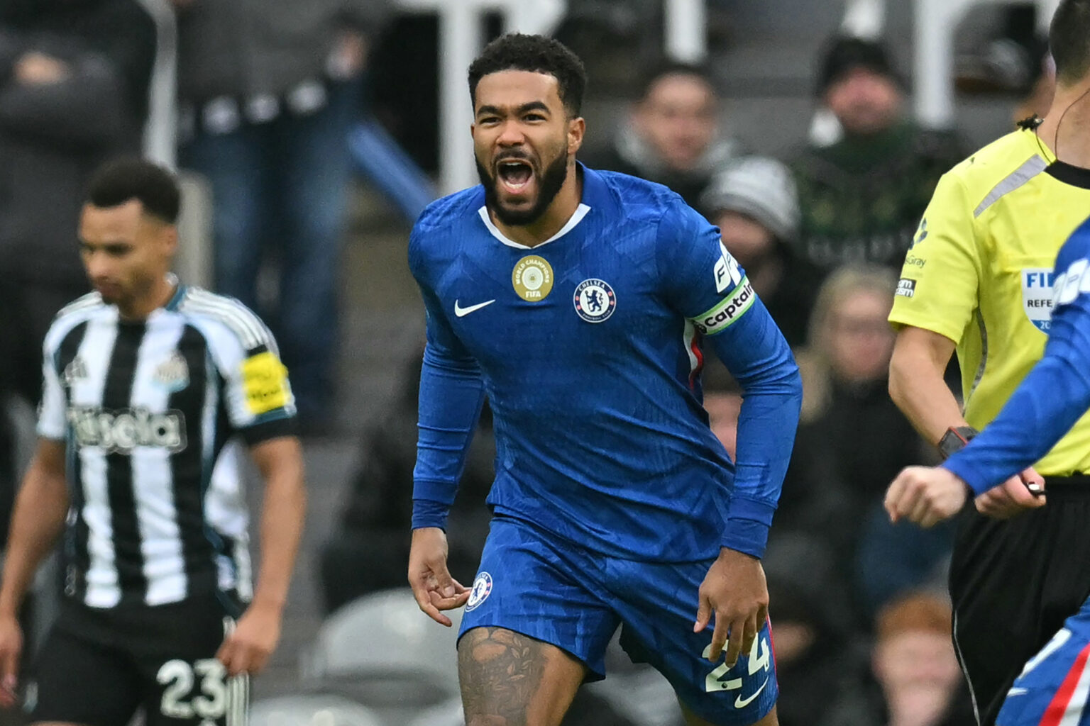 Reece James had long conversation with Newcastle star straight after ...