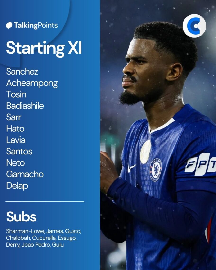 Confirmed Chelsea XI vs Wrexham: Romeo Lavia back in starting side for ...